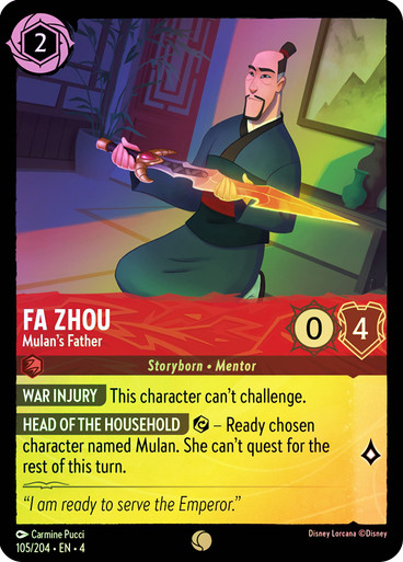 Fa Zhou - Mulan's Father | Ursula's Return | Star City Games