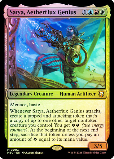 Satya, Aetherflux Genius | Modern Horizons 3 Commander | Star City Games