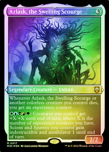 Azlask, the Swelling Scourge (Foil Etched) | Modern Horizons 3 Commander - Alternate Foil | Star ...