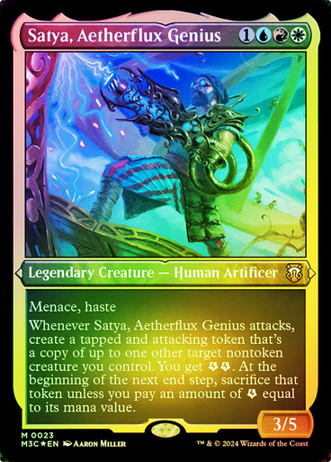Satya, Aetherflux Genius | Modern Horizons 3 Commander | Star City Games