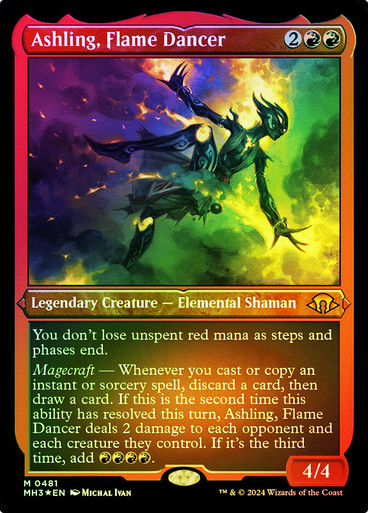Ashling, Flame Dancer (Foil Etched) | Modern Horizons 3 - Alternate ... Ashling, Flame Dancer (Foil Etched) | Modern Horizons 3 - Alternate ...