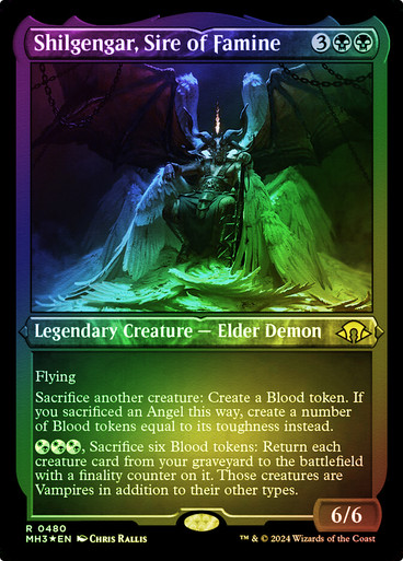 Shilgengar, Sire of Famine (Foil Etched) | Modern Horizons 3 ...