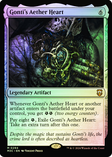 Gonti's Aether Heart (Ripple Foil) | Modern Horizons 3 Commander ...