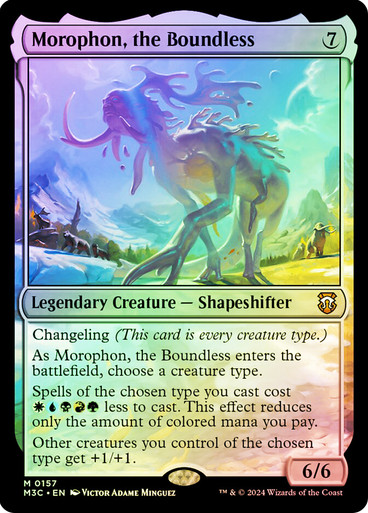 Morophon, the Boundless (Ripple Foil) | Modern Horizons 3 Commander ...