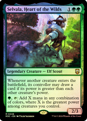 Selvala, Heart of the Wilds (Ripple Foil) | Modern Horizons 3 Commander ...