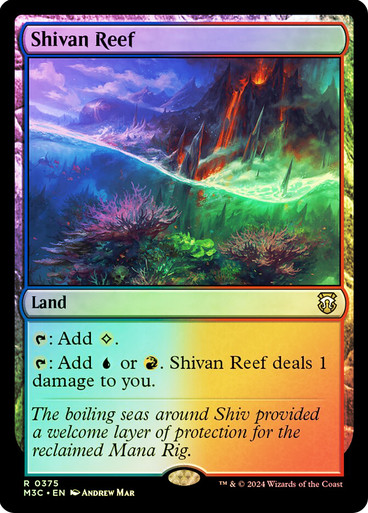 Shivan Reef (Ripple Foil) | Modern Horizons 3 Commander - Alternate ...