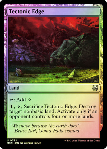 Tectonic Edge (Ripple Foil) | Modern Horizons 3 Commander - Alternate Foil | Star City Games