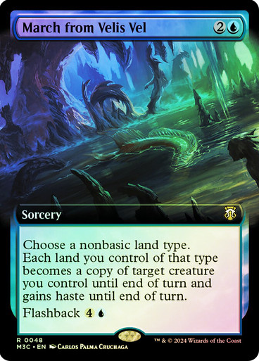 March from Velis Vel (Extended Art) (Ripple Foil) | Modern Horizons 3 Commander - Alternate Foil ...