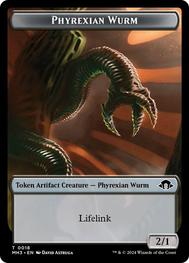 {Phyrexian Wurm Token} (Lifelink) | Modern Horizons 3 | Star City Games