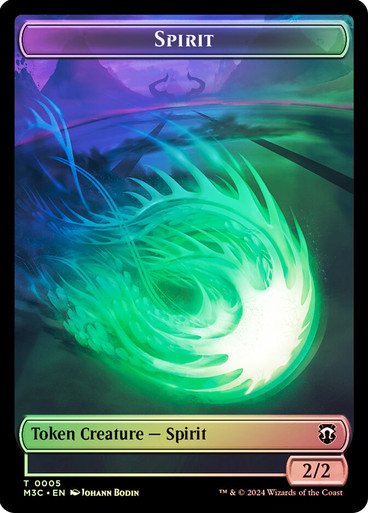{Spirit Token} (Colorless) // {Eldrazi Token} (Ripple Foil Front ...