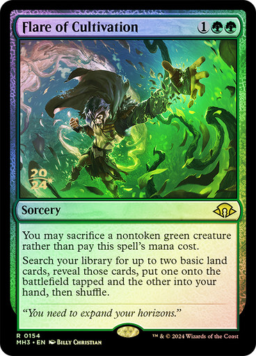 Flare of Cultivation (Prerelease) (Modern Horizons 3) | Promo: Date ...