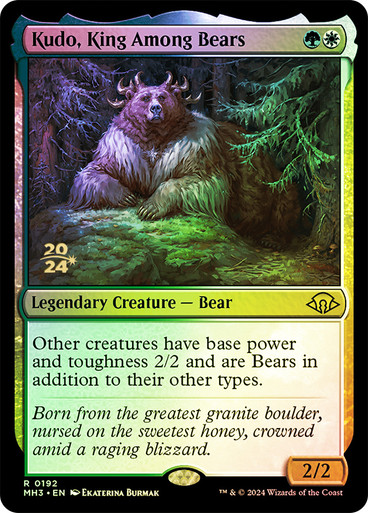 Kudo, King Among Bears (Prerelease) (Modern Horizons 3) | Promo | Star ...