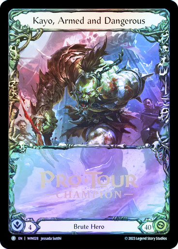 Kayo, Armed and Dangerous (Pro Tour Champion) (Extended Art ...
