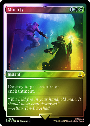 Mortify (Foil Etched) | Assassin's Creed - Alternate Foil | Star City Games