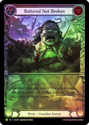 Battered Not Broken (Armory Event) (Extended Art) | Promotional Cards | Star City Games