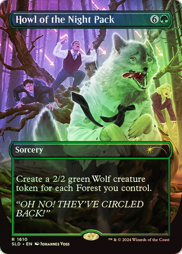 Howl of the Night Pack (Secret Lair) (Borderless) | Promo: General ...