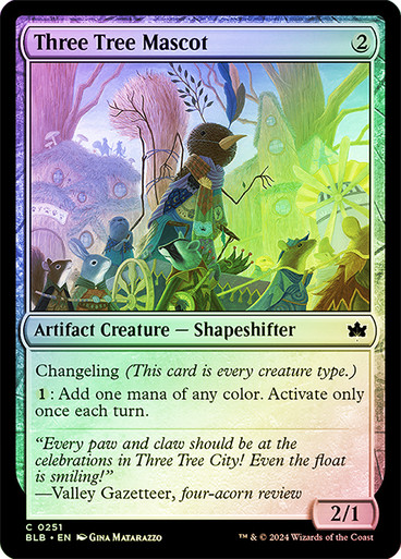 Three Tree Mascot | Bloomburrow | Star City Games