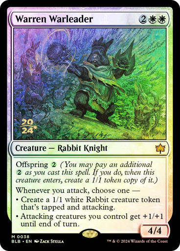 Warren Warleader (Prerelease) (Bloomburrow) | Promo | Star City Games