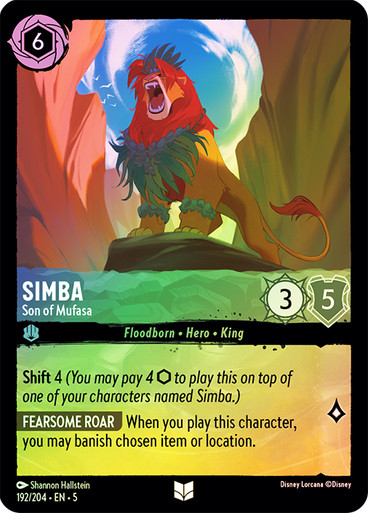 Simba - Son of Mufasa | Shimmering Skies | Star City Games