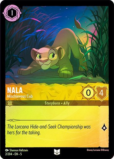 Nala - Mischievous Cub | Shimmering Skies | Star City Games