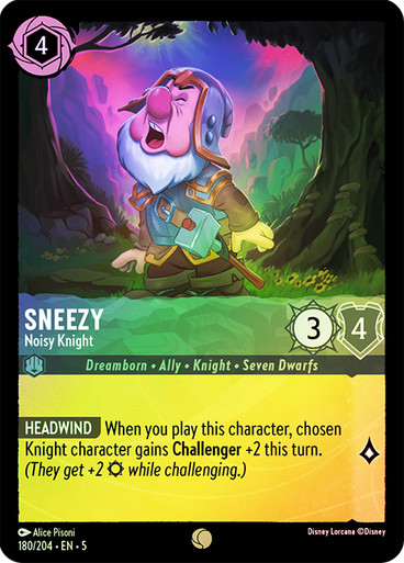 Sneezy - Noisy Knight | Shimmering Skies | Star City Games