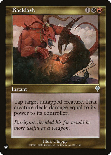 Backlash | Planeswalker Symbol Reprints | Star City Games