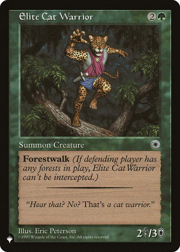 Elite Cat Warrior | Planeswalker Symbol Reprints | Star City Games