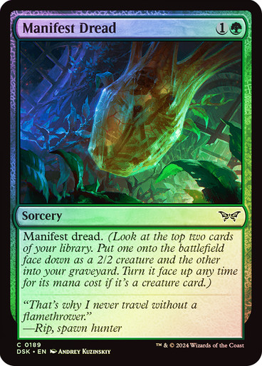 Manifest Dread | Duskmourn: House of Horror | Star City Games