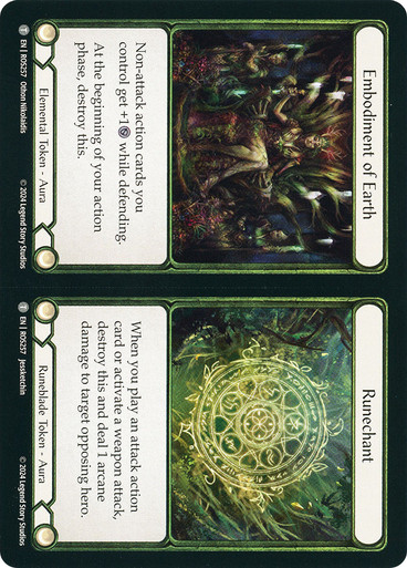 Embodiment of Earth // Runechant // Embodiment of Lightning ...