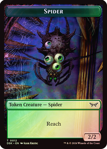 {Spider Token} // {Toy Token} | Duskmourn: House of Horror | Star City ...