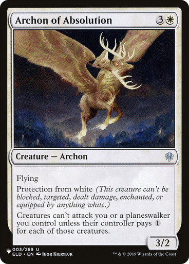 Archon of Absolution | Planeswalker Symbol Reprints | Star City Games