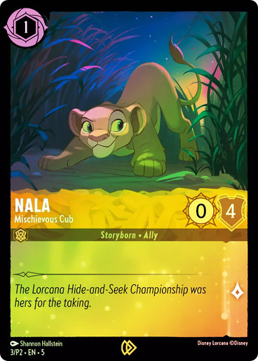 Nala - Mischievous Cub (League) | Promotional Cards | Star City Games