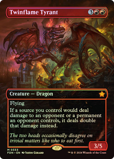 Twinflame Tyrant (Borderless) | Foundations - Variants | Star City Games