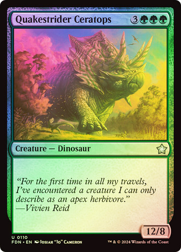 Quakestrider Ceratops | Foundations | Star City Games