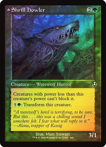 Shrill Howler // Howling Chorus (Retro Frame) | Innistrad Remastered ...