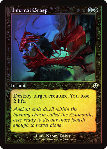 Infernal Grasp (Retro Frame) | Innistrad Remastered - Retro Frame ...