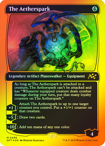 The Aetherspark (First Place Foil) | Aetherdrift - Alternate Foil ...