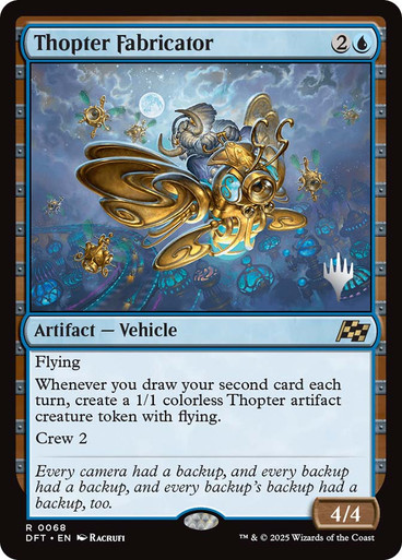 Thopter Fabricator (Promo Pack) (Aetherdrift) | Promo: Planeswalker ...