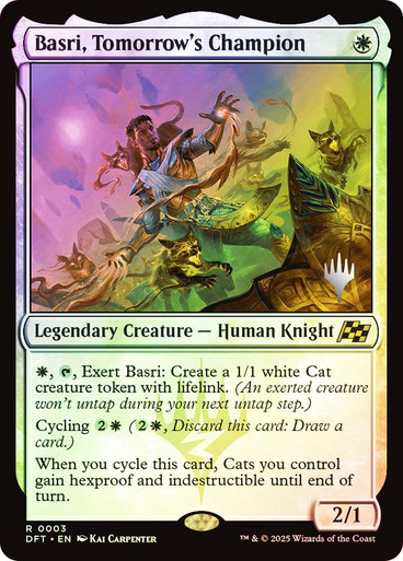 Basri, Tomorrow's Champion (Promo Pack) (Aetherdrift) | Promo ...