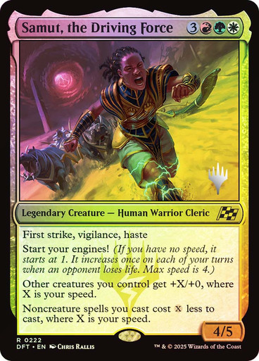 Samut, the Driving Force (Promo Pack) (Aetherdrift) | Promo ...