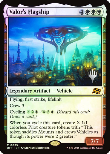 Valor's Flagship (Promo Pack) (Aetherdrift) | Promo: Planeswalker ...