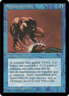 Unstable Mutation (BB) | 4th Edition - Black Border - Portuguese | Star ...