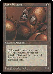 Brass Man (BB) | 3rd Edition - Black Border - Italian | Star City Games
