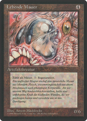 Living Wall (BB) | 3rd Edition - Black Border - German | Star City Games