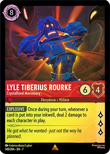 Lyle Tiberius Rourke - Crystallized Mercenary | Archazia’s Island ...