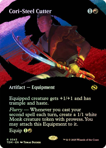 Cori-Steel Cutter (Borderless) | Tarkir: Dragonstorm - Variants | Star ...