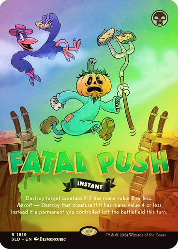 Fatal Push (Secret Lair) (#1819) (Borderless) | Promo: General | Star ...
