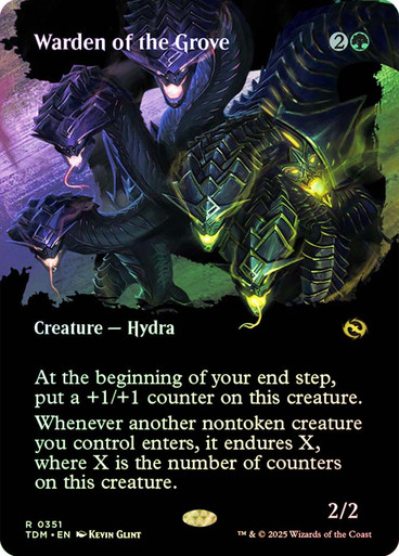 Warden of the Grove (Borderless) | Tarkir: Dragonstorm - Variants ...