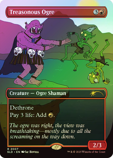 Treasonous Ogre (Secret Lair) (Borderless) | Promo: General | Star City ...