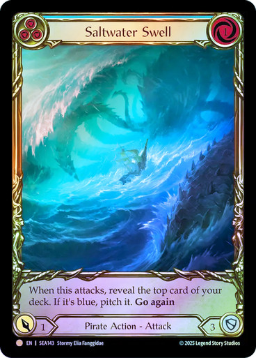 Saltwater Swell (Blue) (Extended Art) | Treasure Pack | Star City Games